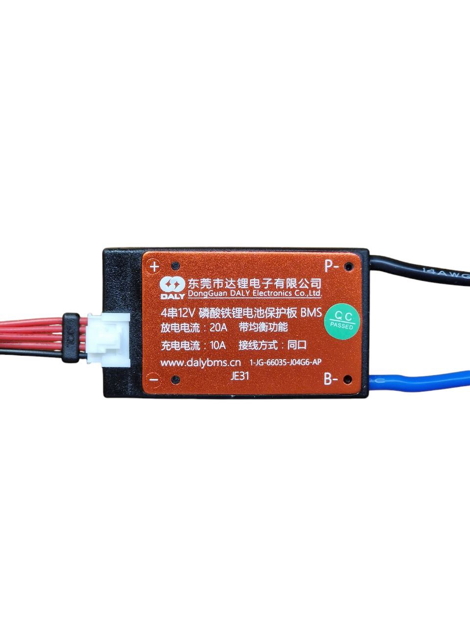 BMS Daly LiFePO4 4s 12V 20A – Виготовлення акумуляторних батарей